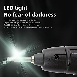 Wireless Rechargeable Electric Screwdriver, Multifunctional Precision Screwdriver Tool Set Of 14 Pieces, Torque 3.5~4.55, With LED Light And USB Charging Cable