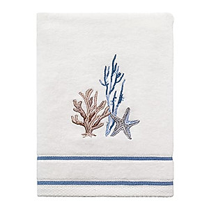 Avanti Linens - Hand Towel, Soft & Absorbent Cotton Towel (Abstract Coastal Collection)