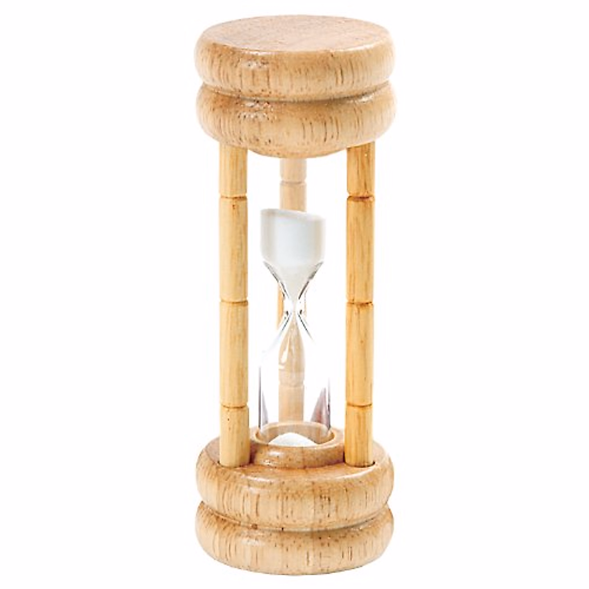 Norpro Three Minute Wood Timer, 4 Inch, Cream