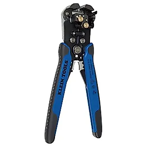 Klein Tools 11061 Self-Adjusting Wire Stripper / Wire Cutter, Heavy Duty, for 10-20 AWG Solid, 12-22 AWG Stranded, and Romex Wire 12/2 and 14/3