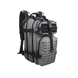 Lightning X Stocked EMS/EMT Trauma & Bleeding First Aid Responder Medical Backpack + Kit (Grey)