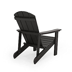Christopher Knight Home Culver Adirondack Chair, Black