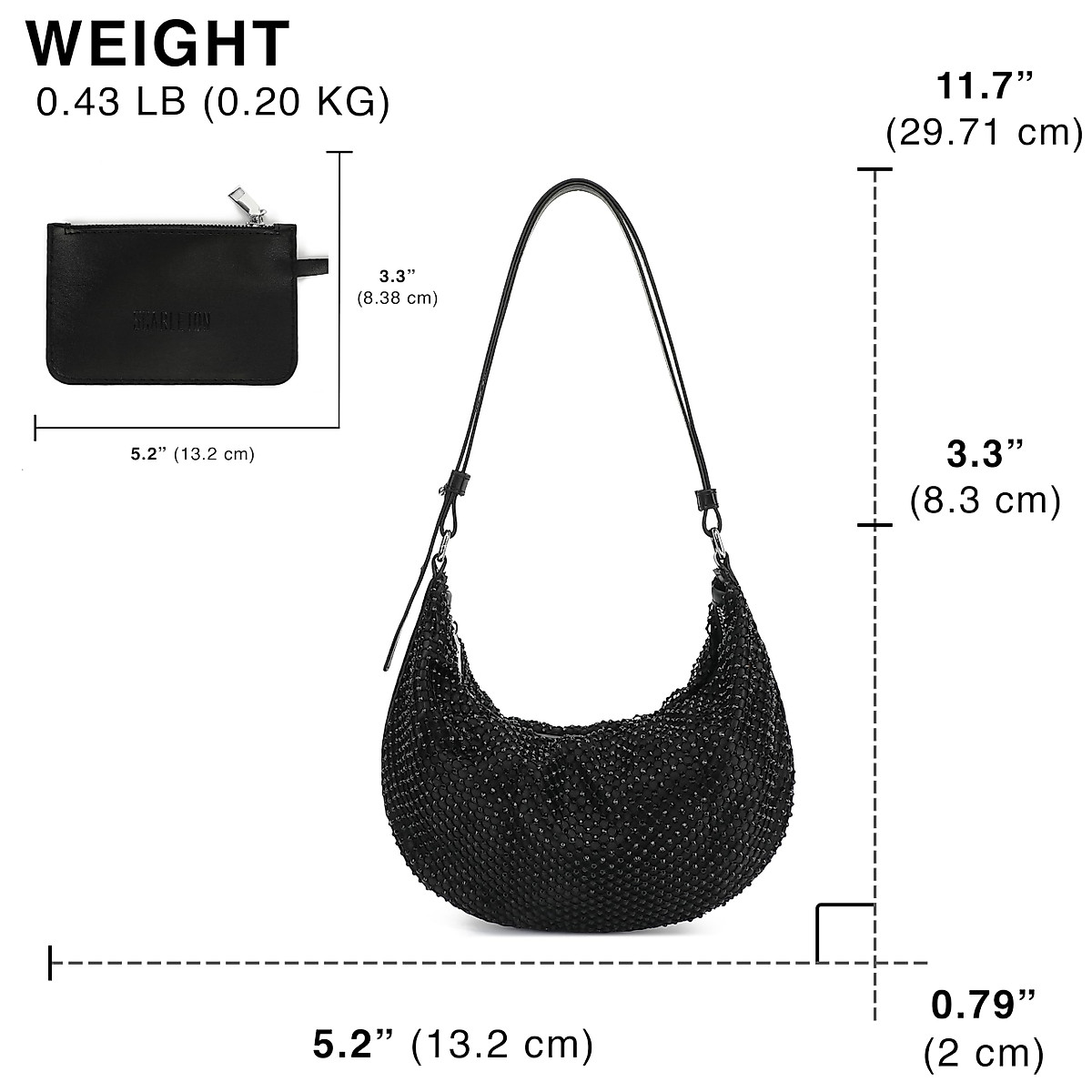 Scarleton Purses for Women, Crossbody Bags for Women, Lightweight with 2 Straps Shoulder Bag for Casual & Party, H208820 Red