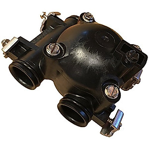 DURAWATER Iron Blaster Combination Water Softener Iron Filter Fleck 5600SXT Digital metered Valve for Whole House (80,000 Grains, Black)