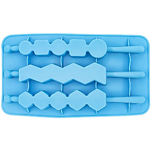 Fairly Odd Novelties Kabob ice Cube Tray with Stir Sticks (Skewers)