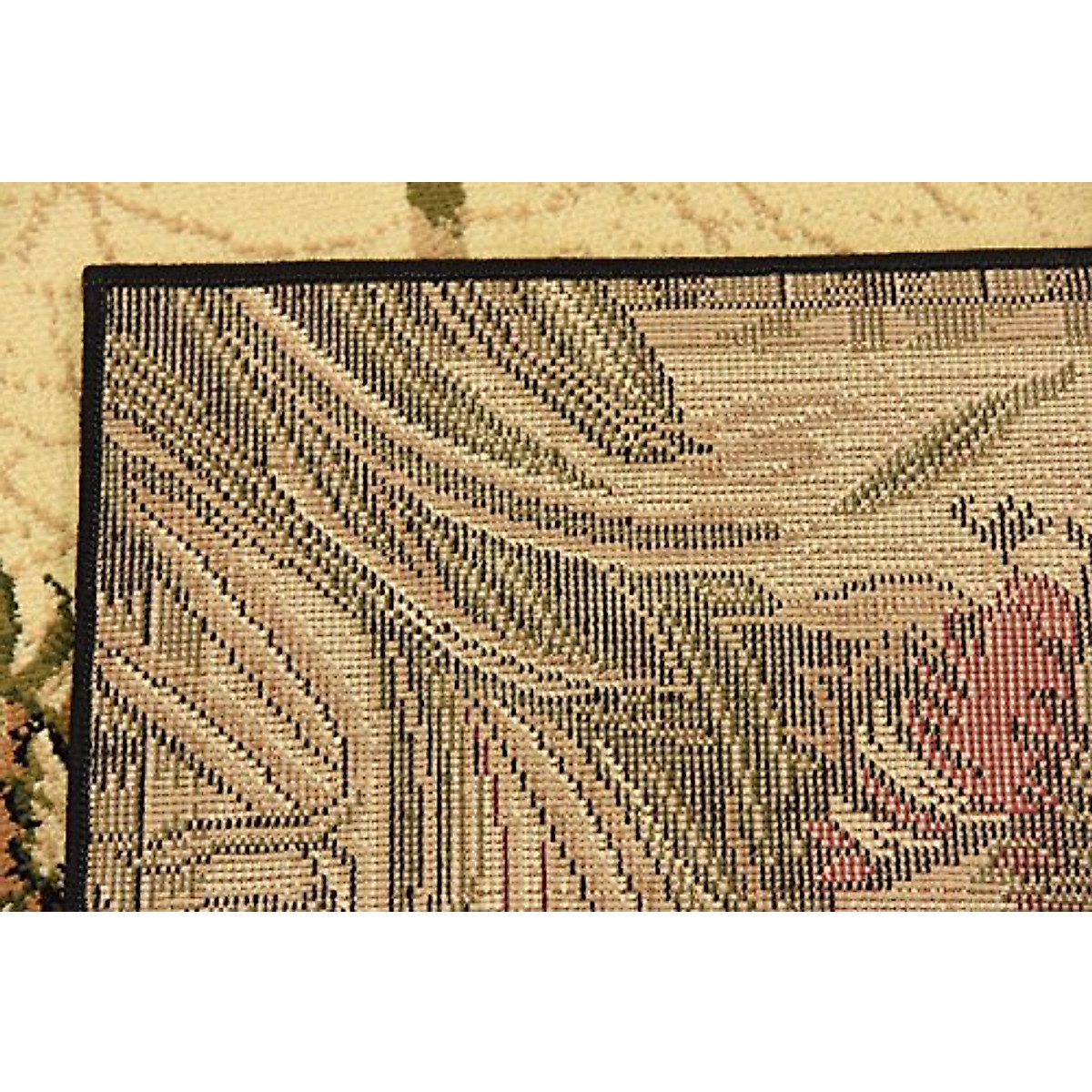 Unique Loom Barnyard Collection Area Rug - Farm (2' 7" x 10' Runner, Cream/ Black)