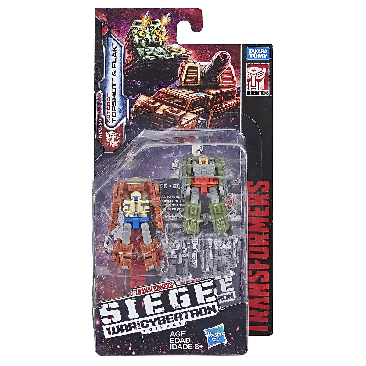 Transformers Generations War for Cybertron: Siege Micromaster Wfc-S6 Autobot Battle Patrol 2 Pack Action Figure Toys