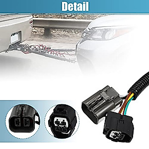 X AUTOHAUX 1 Set 118269 Vehicle Side 4-Pin 4 Way Trailer Wiring Harness Trailer Converter for Kia Sorento 2011-2020