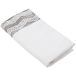 Avanti Linens Chevron Galaxy Collection, Hand Towel, White
