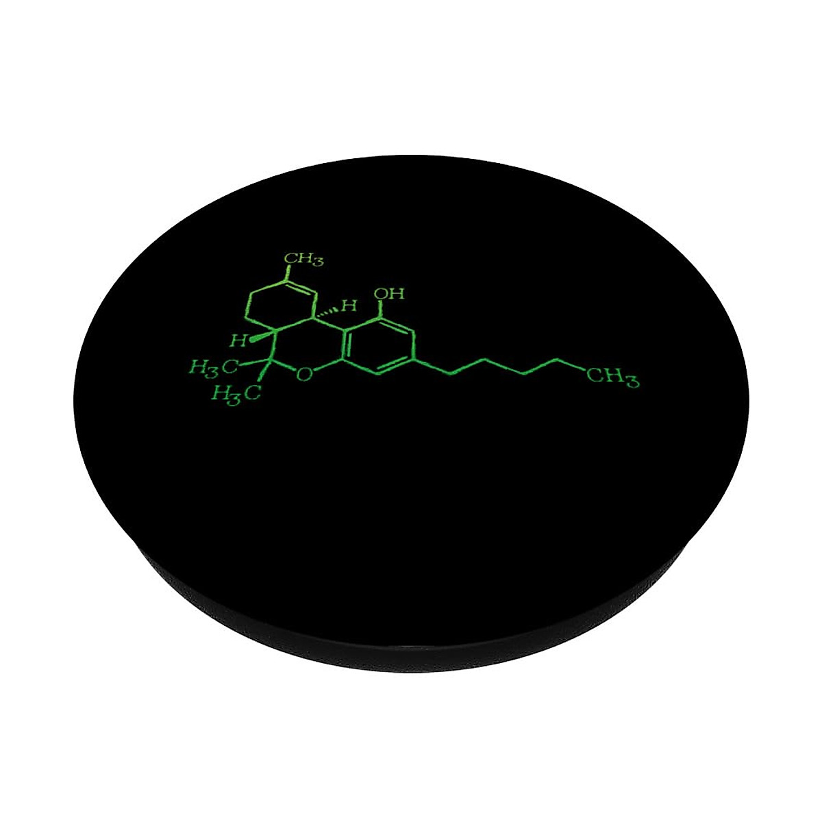 THC Cannabis Marijuana Medicine Chemical Formula PopSockets Standard PopGrip