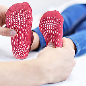 Duufin 16 Pairs Non Skid Toddler Socks Ankle Toddler Grip Socks Kid Gripper Socks for Toddler Boys Girls, 1-3T