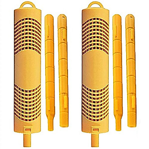 Joepoe SPA Mineral Stick Parts,Hot Tub Stick with 4 Months Lifetime Cartridge Universal for Hot Tub&Pool (Yellow,2-Pack)