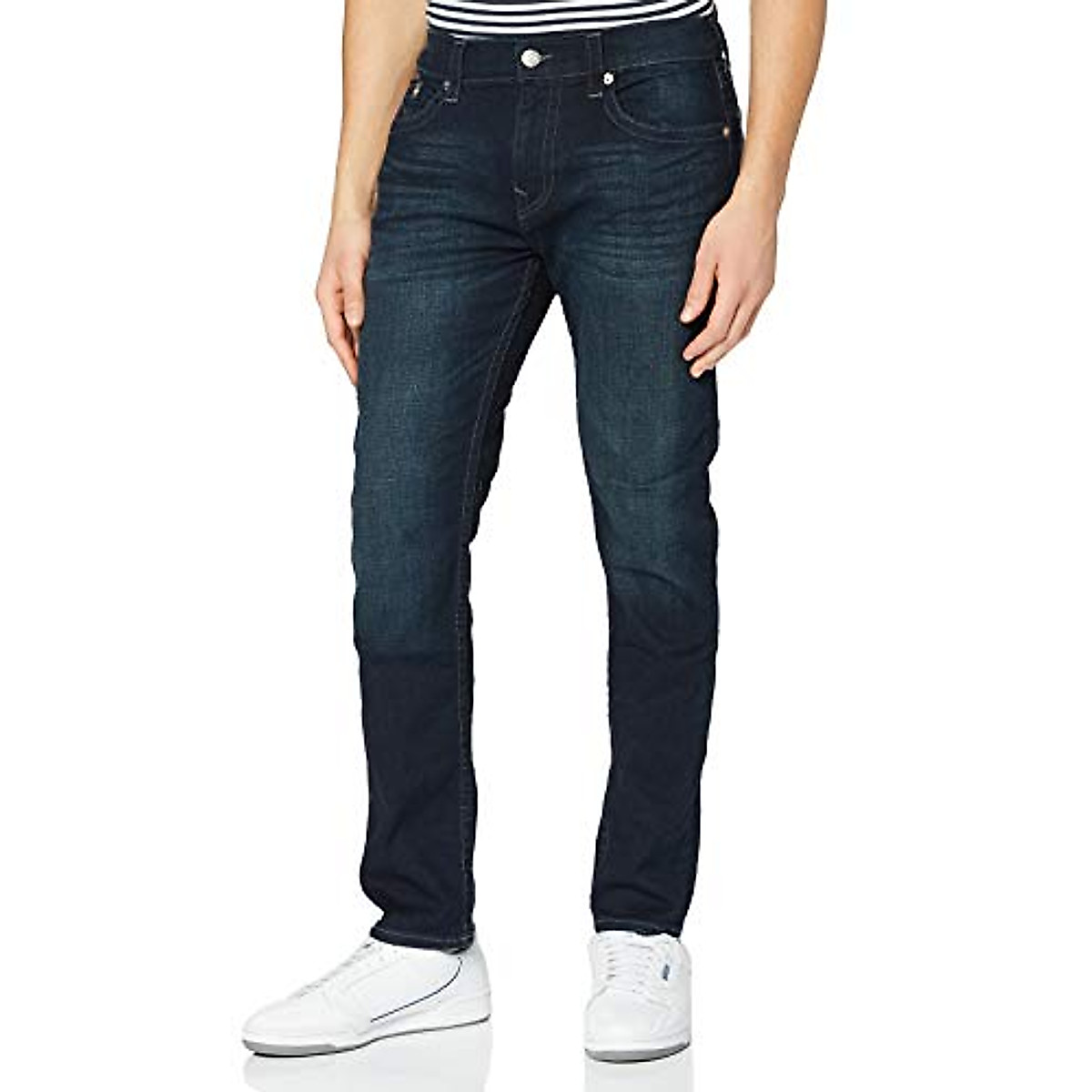 True Religion mens Rocco Low Rise Skinny Fit Jeans, Last Call, 36W x 34L US