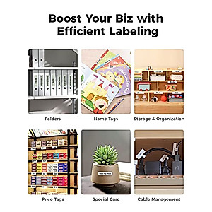 paperang Label Makers 0.6 Inch Rechargeable Mini Label Printer,Portable Bluetooth Wireless Printer, Multiple Templates Inkless for Phone Pad Office Home Organization Small Print-Green