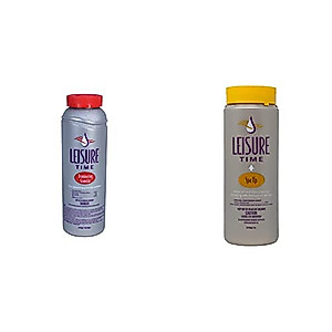Leisure Time 45435 Brominating Granular for Spas and Hot Tubs, 1.75 lb., 1-Pack & LEISURE TIME 22339A Spa Up Balancer for Hot Tubs, 2 lbs