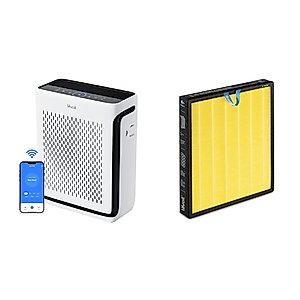 LEVOIT Air Purifiers for Home Large Room Bedroom Up to 1110 Ft² with Air Quality and Light Sensors & Vital 100S Pet Allergy Air Purifier Replacement