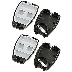 fits Jeep Grand Cherokee/Jeep Cherokee 1993 1994 1995 1996 Key Fob Keyless Entry Remote Shell Case & Pad (56009031), Set of 2