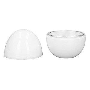 Hard Boiled Egg Cooker 4 Eggs Capacity Compact Design ABS Material Egg Shape Microwave Function Egg Boiler Easy to Use
