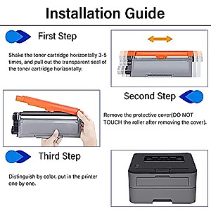 Hydr (Black,1-Pack) Compatible TN-630 MICR Toner Cartridge Replacement for Brother TN630 HL-L2300D HL-L2305W HL-L2315DW Printer Toner Cartridge