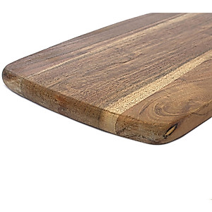 Affinity Decor Wood Cutting Board for Meat Bread Serving Board Charcuterie Board Cutting Board (Beige_17x7")