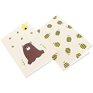 48 Pack Honey Bee Thank You Cards with Envelopes, All Occasion Assorted Blank Note Cards (6 Cute Designs, 4x6 In)