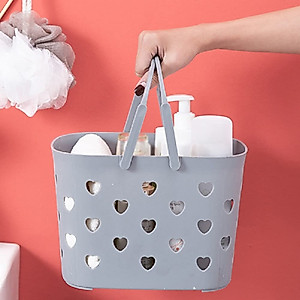 Ochine Portable Shower Caddy Tote Bag Plastic Shower Caddy Basket Basket Shower Caddies Bag Storage Box Bathroom Organizer