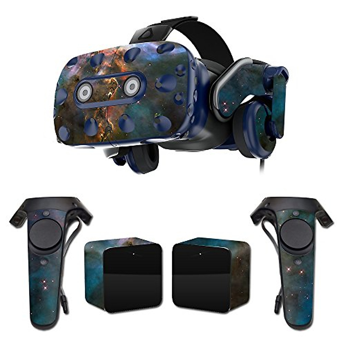 MightySkins Skin Compatible with HTC Vive Pro VR Headset - Eagle Nebula | Protective, Durable, and Unique Vinyl Decal wrap Cover | Easy to Apply, Remove, and Change Styles | Made in The USA