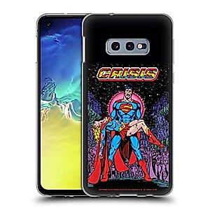 Head Case Designs Officially Licensed Superman DC Comics Supergirl Crisis on Infinite Earths Famous Comic Book Covers Soft Gel Case Compatible with Samsung Galaxy S10e