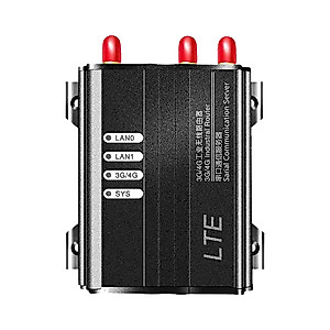 EXVIST 4G LTE WiFi Router with SIM Card Slot, Industrial 4G LTE Router with EG25-G, RS232, VPN, External Antennas for Smart Home, Video Surveillance, Industrial Control etc.