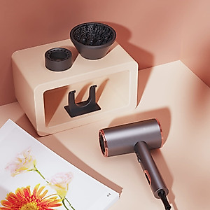 Bestauty Blow Dryer, Travel Hair Dryer Ion HairDryer with Diffuser Low Noise Stylish Appearance, Lightweight Hair Dryer for Home, Salon and Travel (Rose Gold)