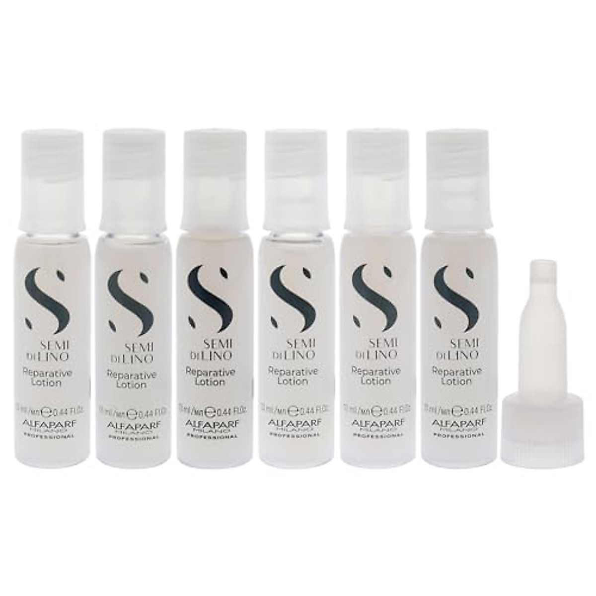 Alfaparf Milano Semi Di Lino Reconstruction Reparative Shampoo for Damaged Hair - Color Safe, Hydrating Shampoo for Dry Hair - Restores Fiber & Elasticity - Sulfate & Paraben Free - Vegan (8.45 oz)