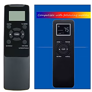 RCECAOSHAN Replacement for Friedrich Air Conditioner Remote Control SS08 SS10 SS12 SS14 SM15 SS15 SS16 SM18 SM21 SM24 SL22 SL24 SL28 SL36