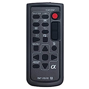 RMT-DSLR2 Replaced Remote fit for Sony Interchangeable Lens Digital Camera A6400 A9 A7RIII A7III A7RII A7SII A7II A7RM3 A7M3 A7RM2 A7SM2 A7M2 A7R A7S A7 A6500 A6300 A6000 NEX-7 6 5 A99 ILCE-7M3