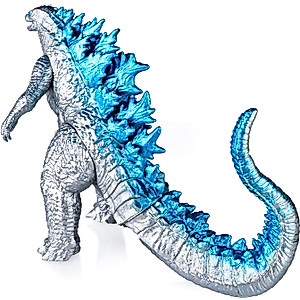 JAYKENIXO New Silver Dragon Movie Action Figure - Dragon Monster Toy Size 7’’ Carry Bag Included
