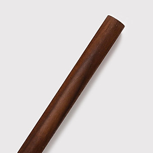 Keyaiira - Wooden Dowel rods in Birch & Walnut Wood Unfinished Hardwood Sticks -use for leather home decor; Curtain rod, Ceiling & Suspension Straps, Paper Towel Holder & rails (1 in x 36 in Walnut)