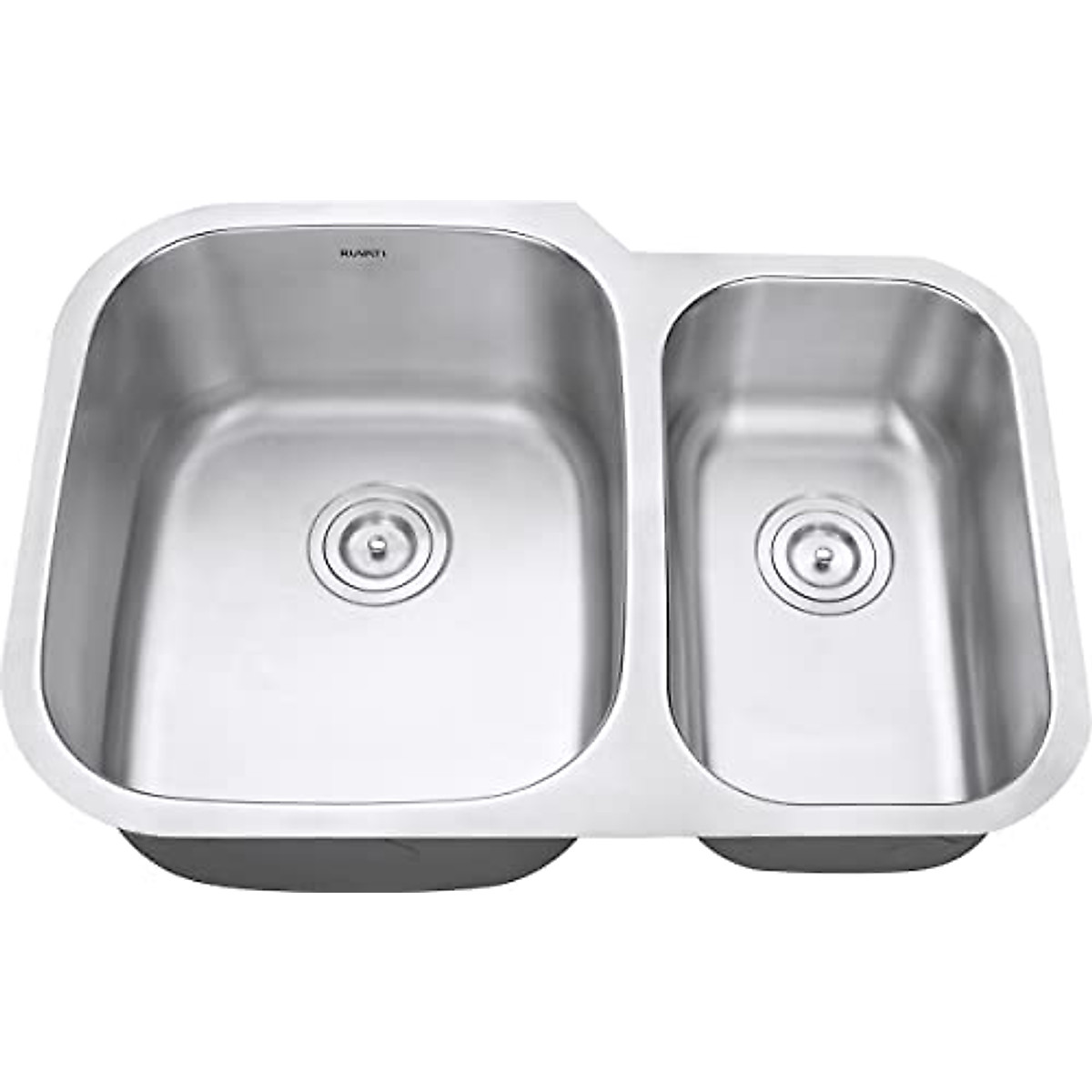 Ruvati 29-inch Undermount 60/40 Double Bowl 16 Gauge Stainless Steel Kitchen Sink - RVM4500