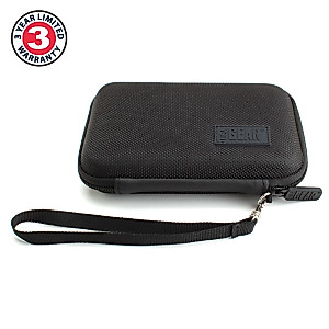 USA GEAR Thermal Imager Case - Hard Thermal Imager Carrying Case - Compatible with FLIR C5, FLIR C3, FLIR C2, Seek Reveal, Seek XR, Seek PRO, Seek Fastframe XR, and More Thermal Imagers - Black