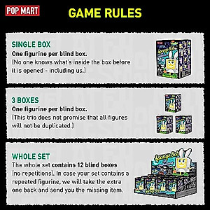 POP MART Spongebob Life Transitions Blind Box Figures, Random Design Box Toys for Modern Home Decor, Collectible Toy Set for Desk Accessories, 1PC