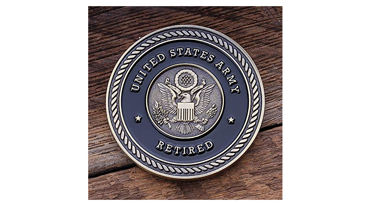 Authentic Army Retired Challenge Coin - Buy Now!