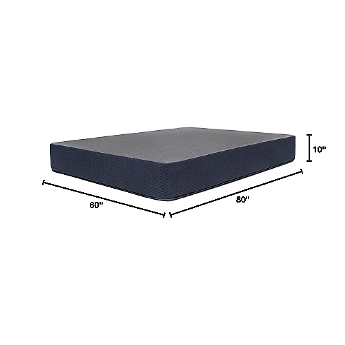 Dreamfoam Bedding Chill 10" Gel Memory Foam Mattress, Queen