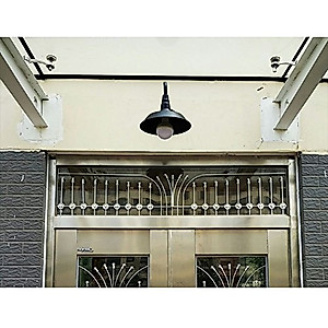 PEHUB Retro Nostalgia Hat Paint Iron Wall Lamp Style Rural Simple Idea Wall Light Outdoor Courtyard Aisle Balcony Villa Outdoor Wall Sconce Exterior Light Fixture