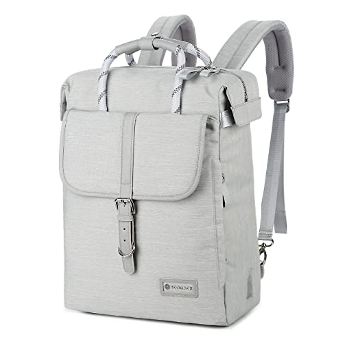 Nordace Comino Totepack Smart Convertible Bag Backpack with USB Charging Port, Water Resistant - 15.6 Inch Laptop Compartment Laptop Backpack for Everyday, Work (Gray)