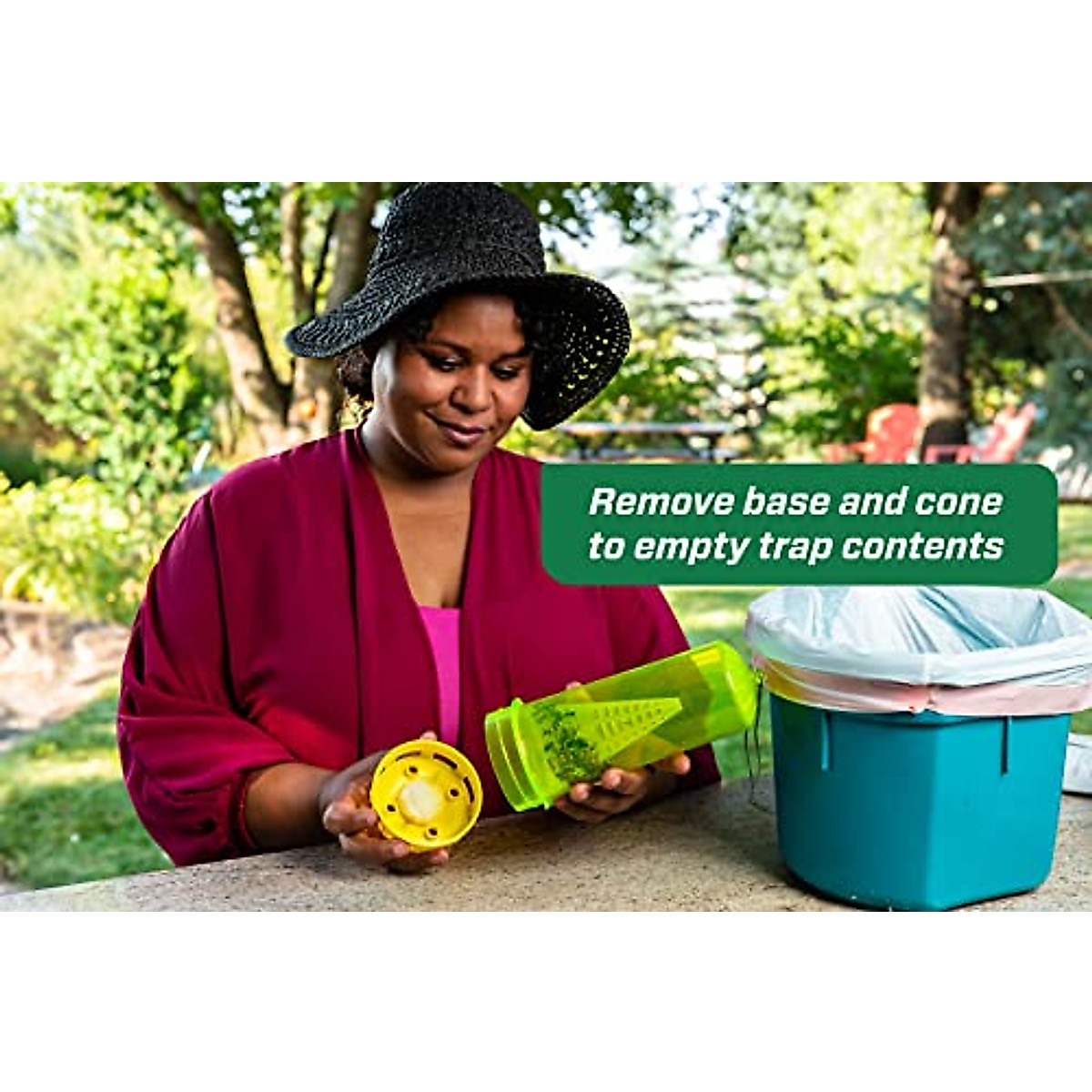 RESCUE! Yellowjacket Attractant – for RESCUE! Reusable Yellowjacket Traps – 4 Week Supply - 10 Pack