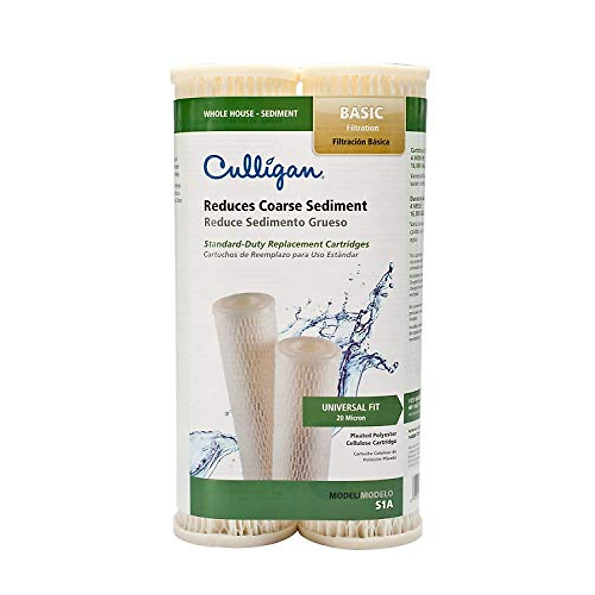 Culligan S1A Whole House Standard Water Filter, 16,000 Gallons, 3 Pack