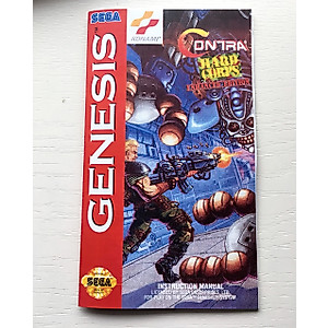 Contra: Hard Corps Enhanced Edition (Sega Genesis / Megadrive) - Reproduction Cartridge with Clamshell Case and Manual
