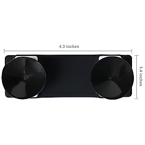 Silicone Skin for SunPass Pro and SunPass Portable (Florida), UNI Pass by E-Pass, and Rectangular EZ Pass with Suction Cups. Wraps Your Transponder for a Discreet Look. Includes Black Suction Cups