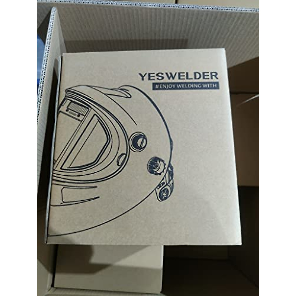 YESWELDER Large Viewing True Color Solar Powered Auto Darkening Welding Helmet with Side View, 4 Arc Sensor Wide Shade 4/5-9/9-13 Welder Mask for TIG MIG ARC Grinding Plasma LYG-Q800D-A