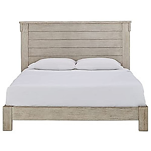 Signature Design by Ashley Hollentown Platform, King, Whitewash