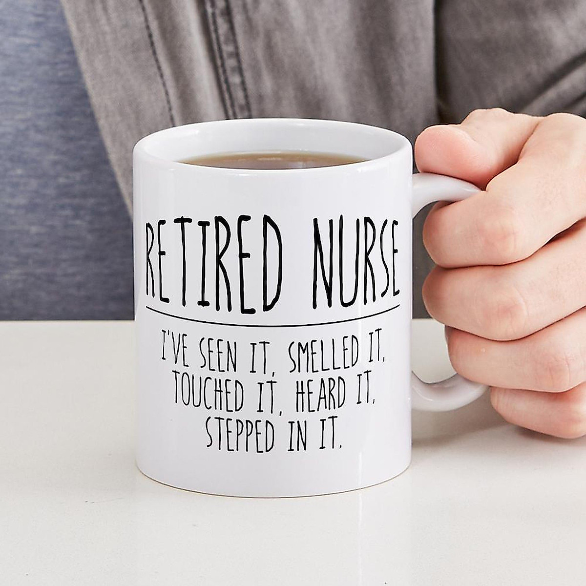 CafePress Retired Nurse 15 Oz Ceramic Large Mug Ceramic Coffee Mug, Tea Cup 11 oz