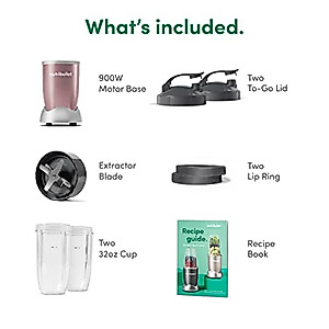 NutriBullet NB9-1301RG Pro 13 Pcs Rose Gold, 900W